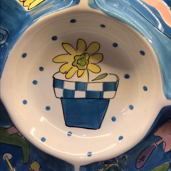 Hausenware | Dining | Hausenware Chip Dip Maryjane Mitchell Birds ...